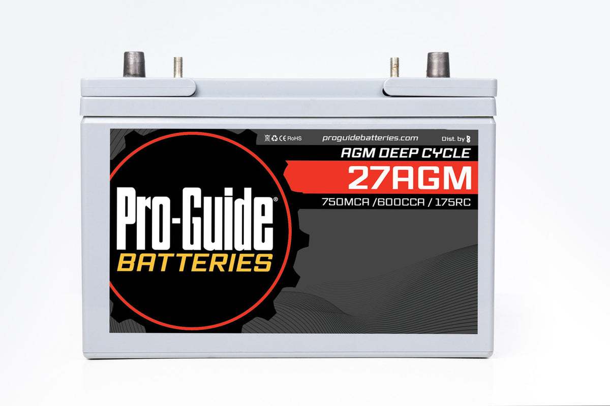 Pro-Guide AGM 12v Group 27 Deep Cycle/Dual Purpose Battery – Hennessey ...